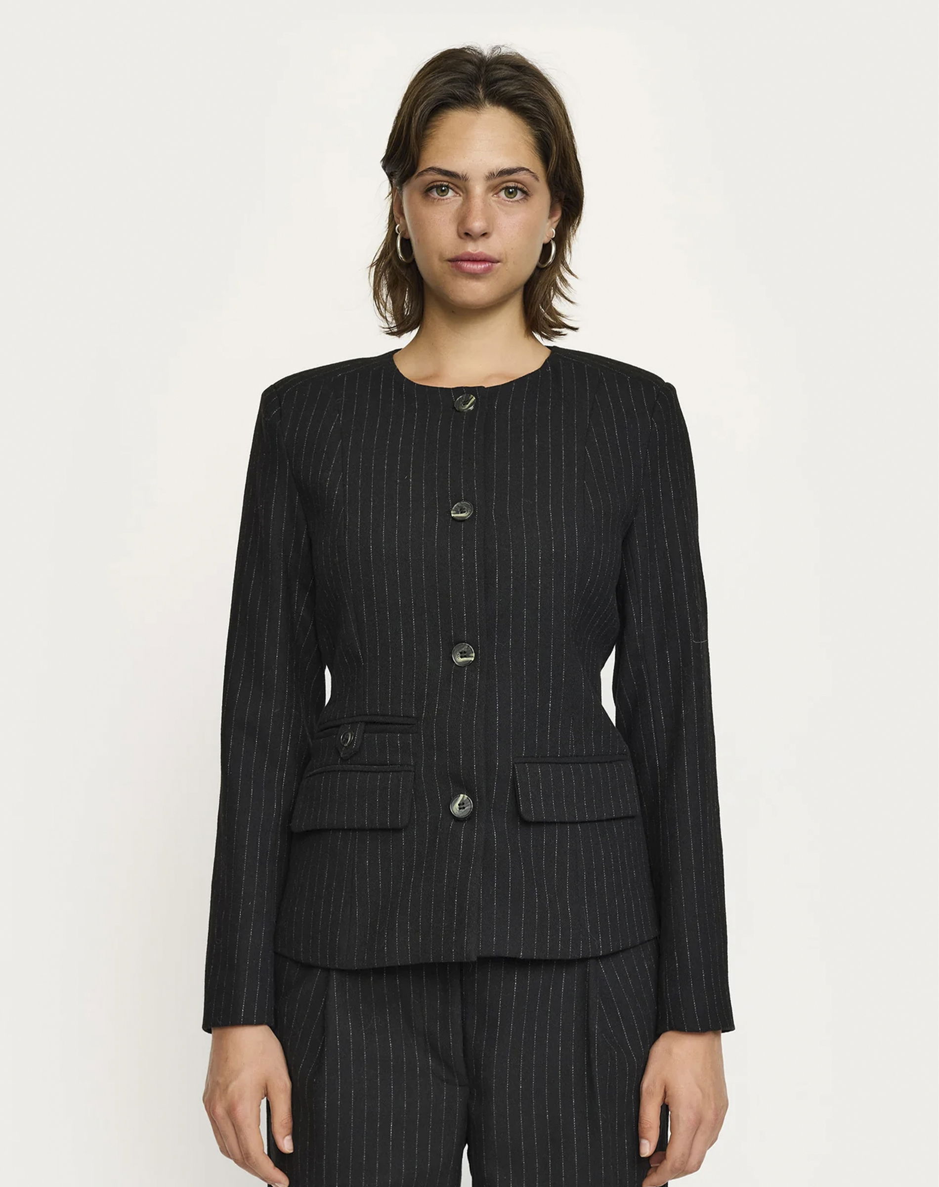 Soft Rebels - SRYvonne Round Neck Blazer - Black | Shop blazere her ...