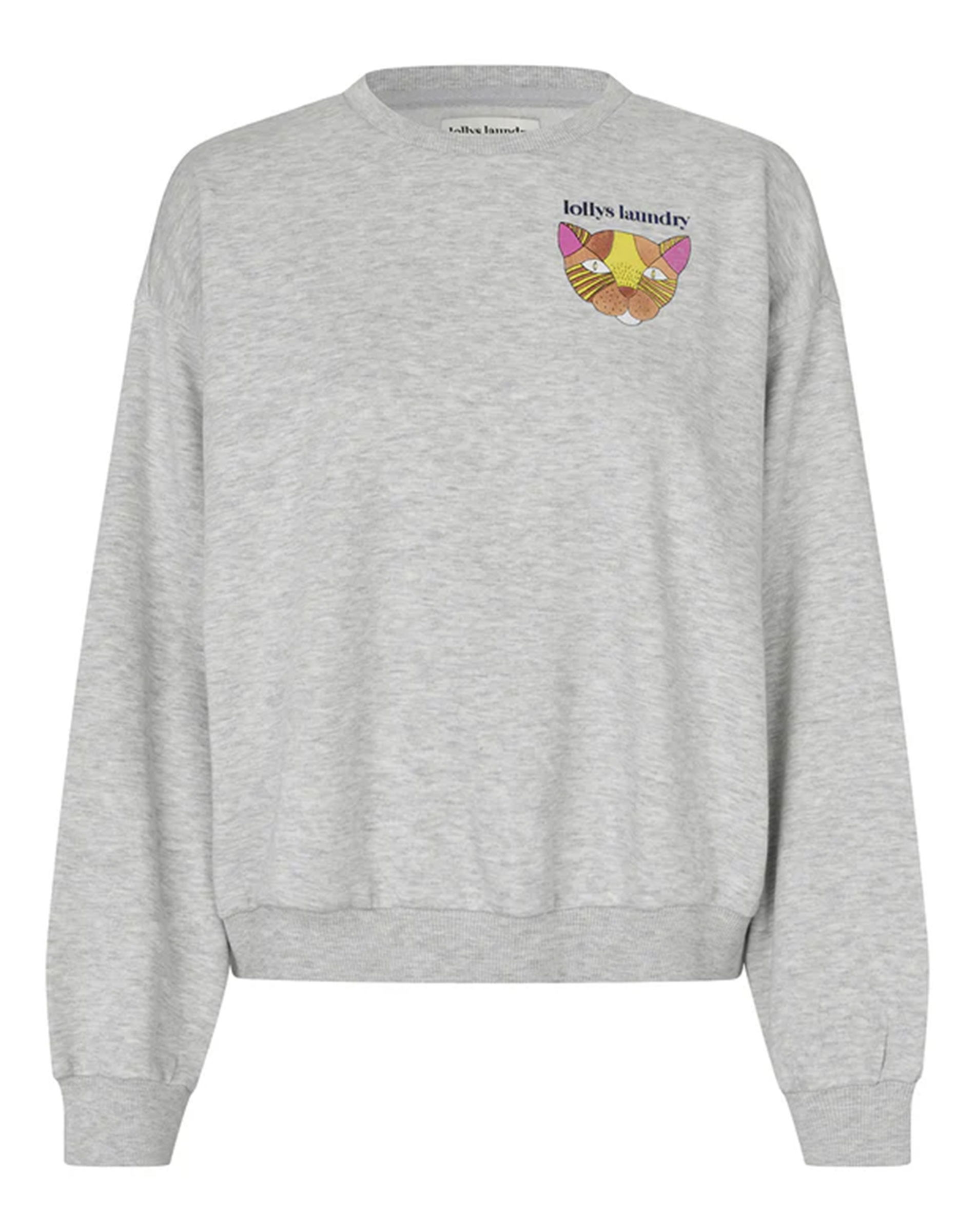 Sydney LL Cat Sweatshirt - Light Grey Melange | 13 LIGHT GREY MELANG ...