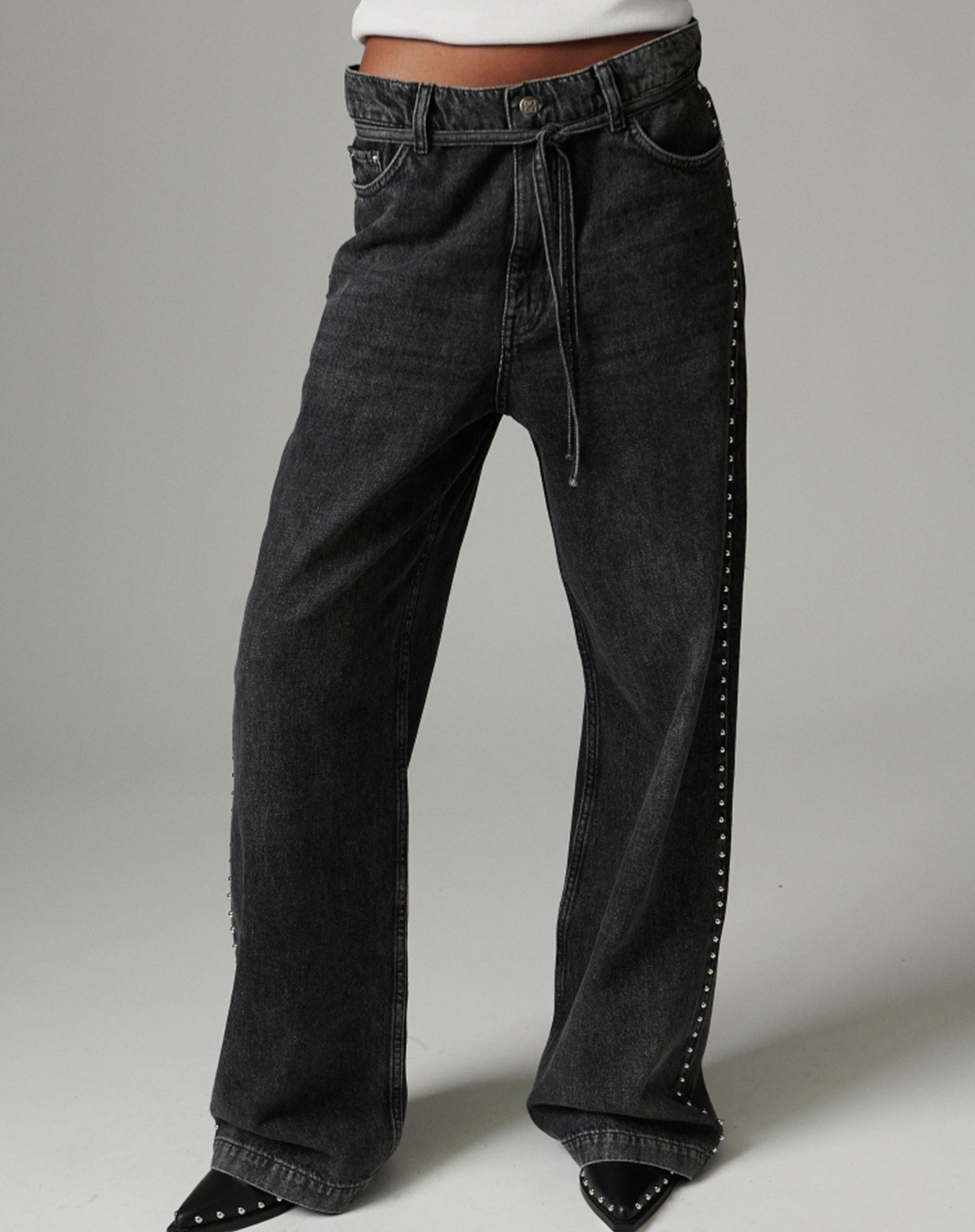 Elijah Embellished Denim Jeans - Black - Day Birger et Mikkelsen