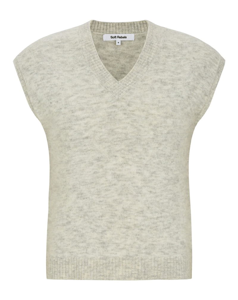 Soft Rebels - SRAllison V-neck Vest | Shop veste her | byKalstrup