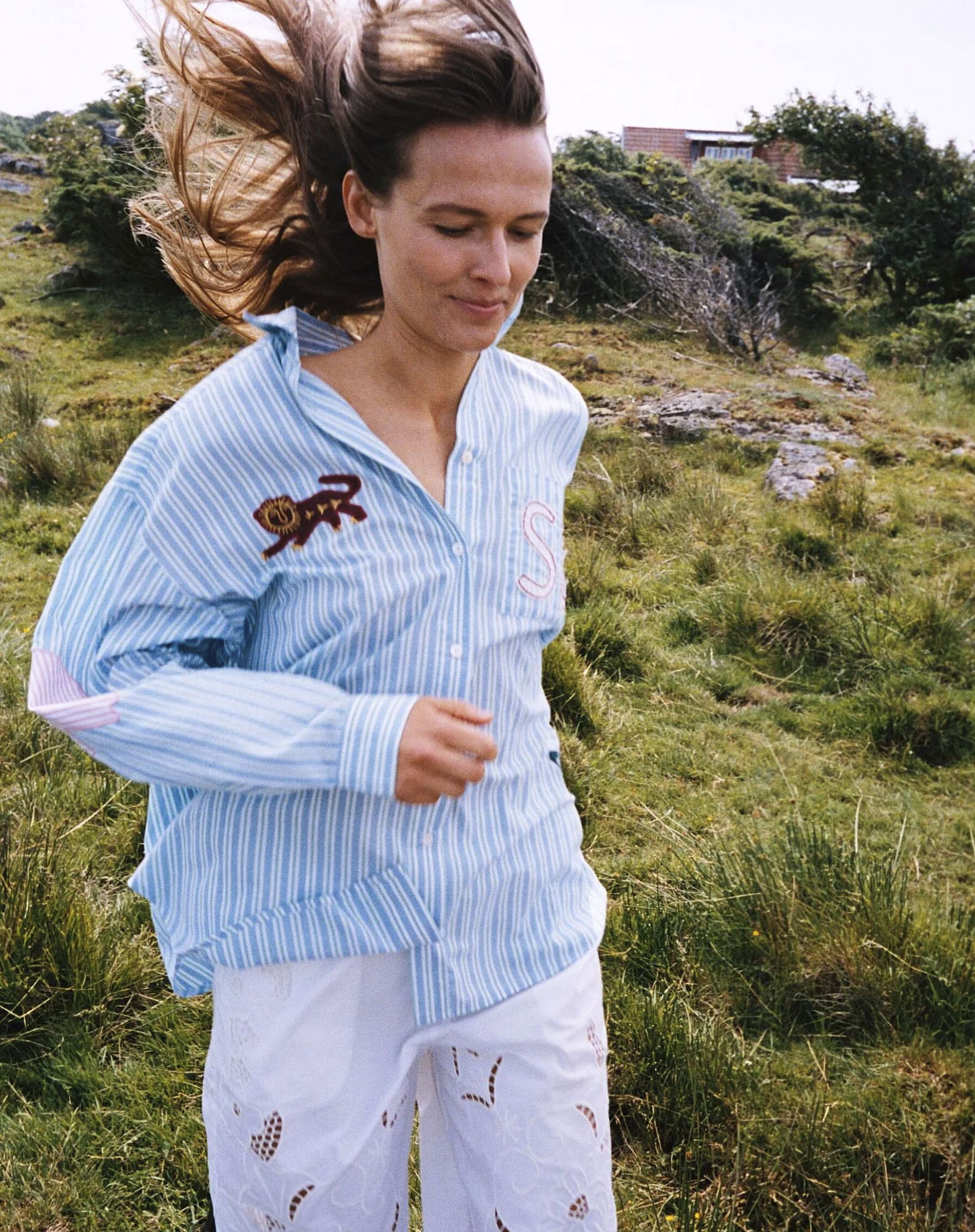 Pil Skjorte - Green Strips | GREEN STRIPES | ONES | 416305