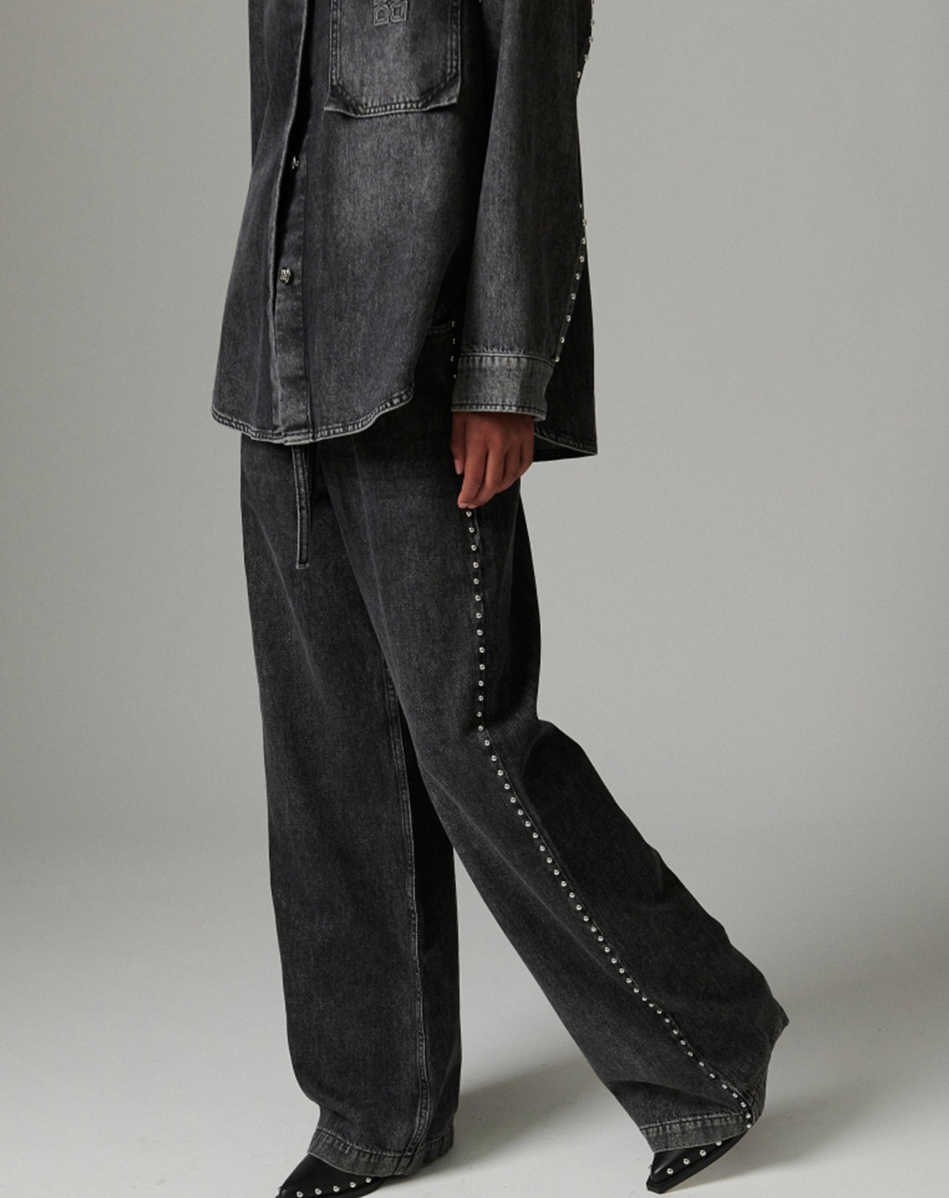 Elijah Embellished Denim Jeans - Black - Day Birger et Mikkelsen